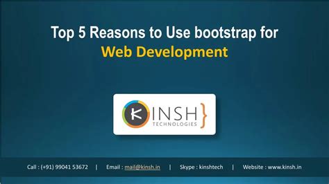 PPT Top Reasons To Use Bootstrap For Web Development PowerPoint Presentation ID