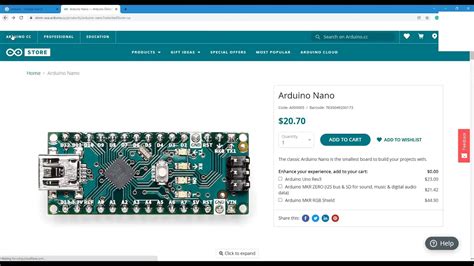 Arduino Nano A Getting Started Youtube