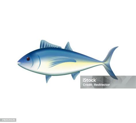 참치 물고기 해산물 3d 벽지 해산물 참치 또는 연어 물고기 3d 스타일 바다 생물 참치 물고기는 흰색 배경에 고립되어 있습니다 수중에 대한 스톡 벡터 아트 및 기타 이미지