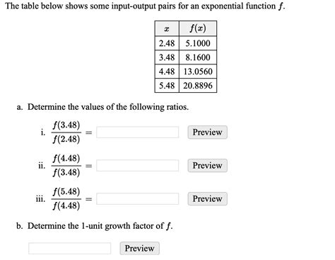 Solved The Table Below Shows Some Input Output Pairs For An Chegg