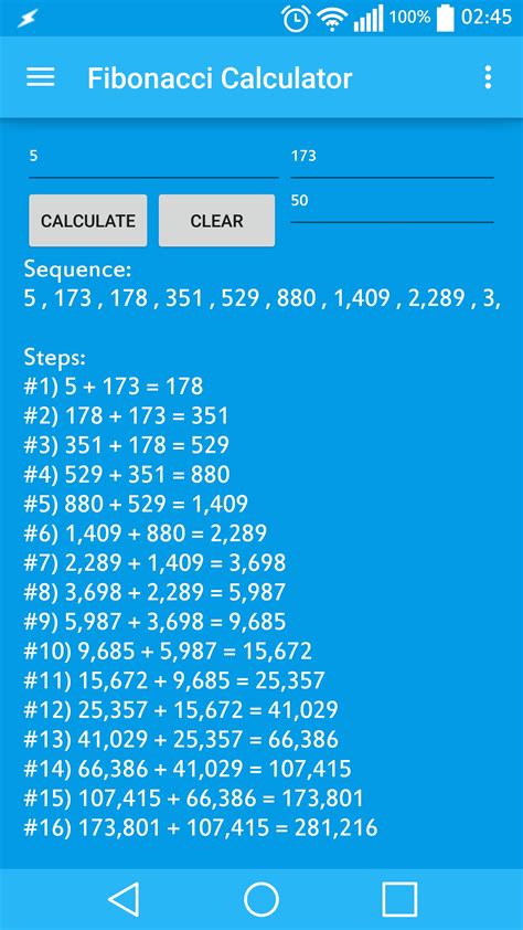 Fibonacci Calculator Apk For Android Download