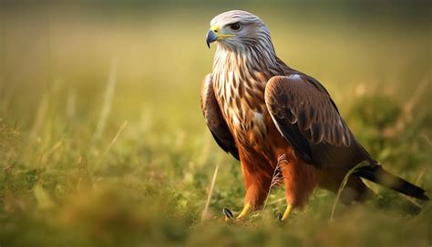 Premium Ai Image A Bird Standing In Grass