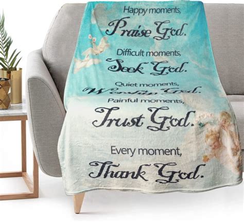 Christian Scripture Blanket Spiritual Ts For Women Religious Throw