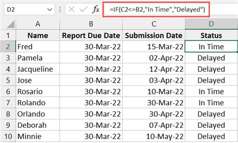 How To Compare Dates In Excel Greaterless Than Mismatches