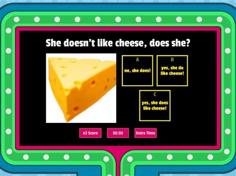 Emphatic Do Does Did Gameshow Quiz