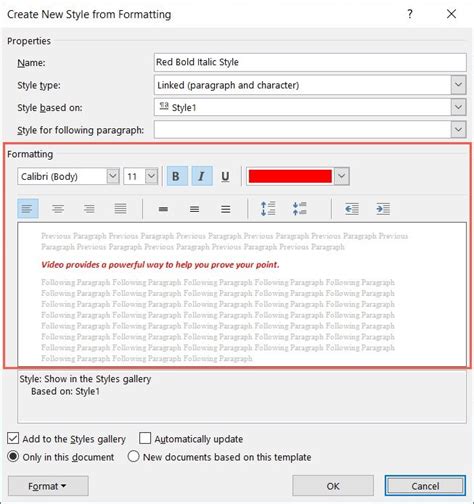 How To Create A Custom Style In Microsoft Word And Excel Make Tech Easier