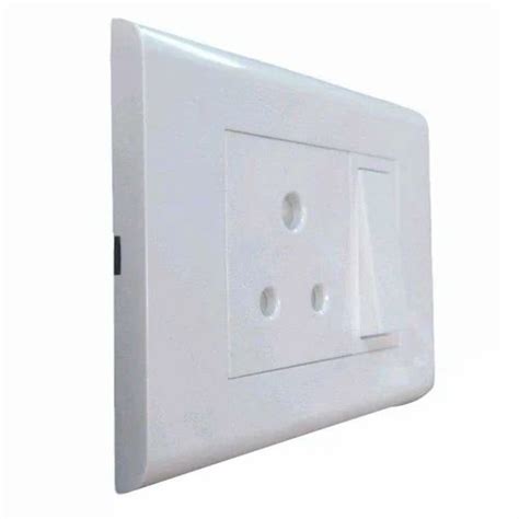 6a Modular Switch Socket Polycarbonate At Rs 110 In Surat Id 2851392010512