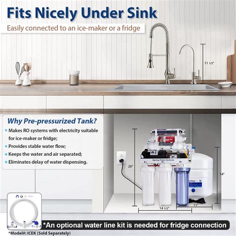 Mua Ispring Rcc1up Ak 100 Gpd 7 Stage Reverse Osmosis Under Sink Water