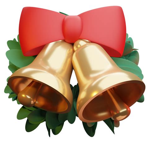 Новогодний Колокольчик ПНГ на Прозрачном Фоне • Скачать Png Новогодний Колокольчик