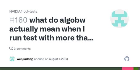 What Do Algobw Actually Mean When I Run Test With More Than One Nodesspeed Between Nodes Or