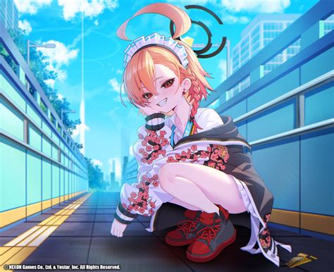 Safebooru 1girl Ahoge Asymmetrical Bangs Black Jacket Blue Archive