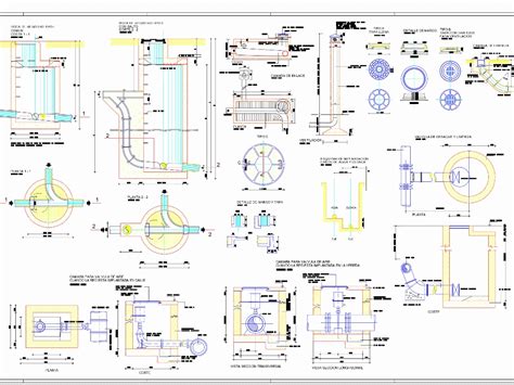 Détails Plomberie Assainissement Dans Autocad Cad 62604 Kb Bibliocad
