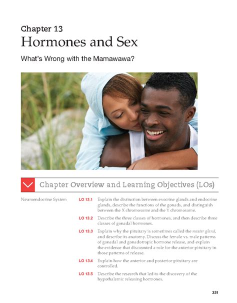 Biopsychology Chapter 13 Hormones Sex 331 Chapter 13 Hormones And Sex Whats Wrong With