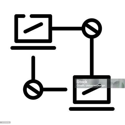 Lan 네트워크 씬 선 아이콘 교육 적 개념 격리 개요 기호에서 인터넷 연결 선형 아이콘 웹 디자인 및 앱에 대한 벡터 그림 기호 요소입니다 0명에 대한 스톡 벡터 아트 및