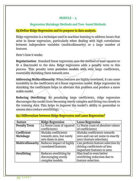 Edab Module 4 Pdf Linear Regression Regression Analysis
