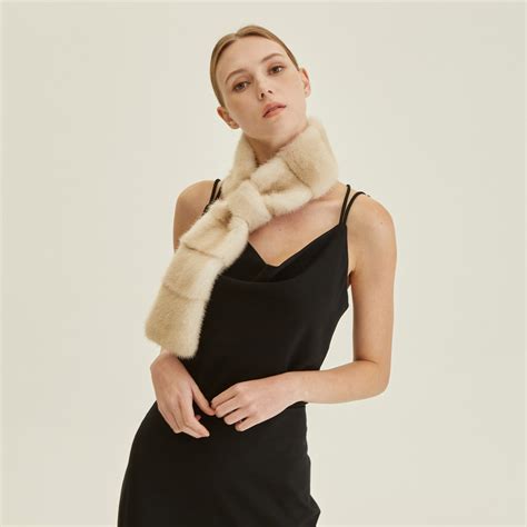 풀스킨 호리젠탈 셔링 밍크 머플러 사가 로얄 퀄리티 6개 색상 라프라우 Lafrau