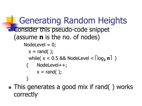 Ppt The Dictionary Adt Skip List Implementation Powerpoint Presentation Id5355536