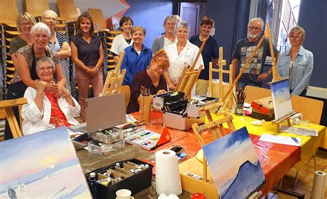 Ley Un Stage Pour Peindre Les Ciels Avec Lartiste Martine Cadoret