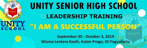 Desain Banner Outing Class Unity Senior High School