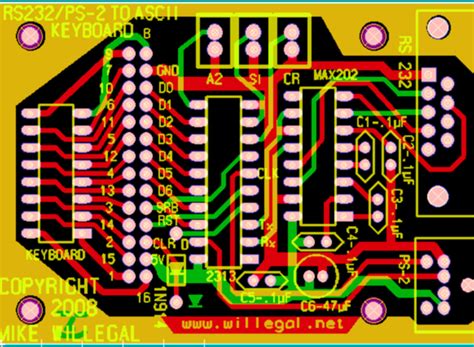 ascii to ps 2 keyboard adapter suitable for apple and apple ii