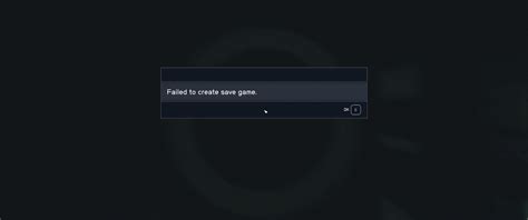 Failed To Create A Save Game Rstarfield