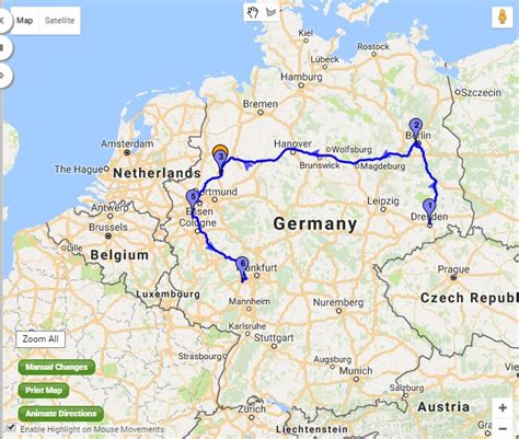Route Planner Germany Journey Planner And Route Optimizer