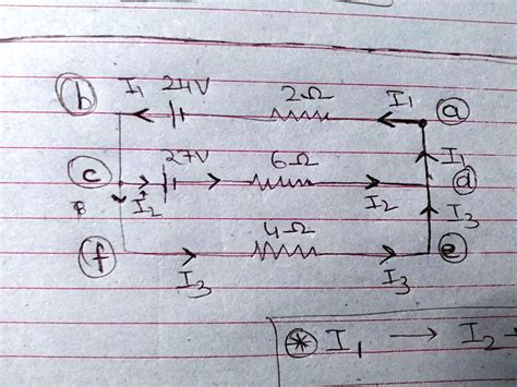 solved using kvl find i1 i2 and i3 the answers are i1 3a i2