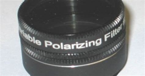 Variable Polarising Filter 1 25 By Ovl