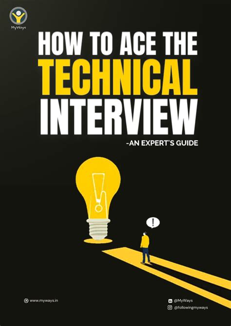 Get Technical Interview Handbook For Free Master Tech Rounds