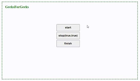 Difference Between Calling Stoptruetrue And Finish Method Geeksforgeeks