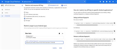Android Google Geocode API KEY Restriction For Mobile Applications