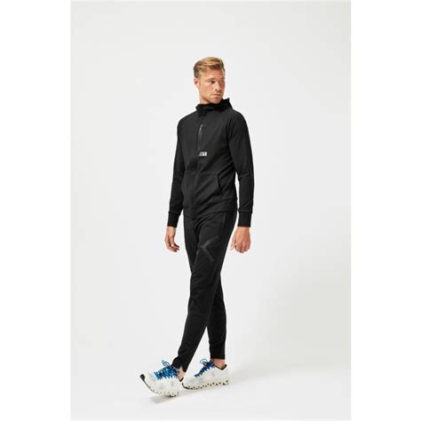 Stealth Hooded Tech Jacket Black Xrt Wolf And Badger