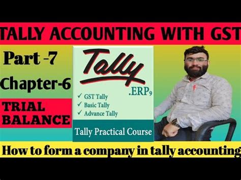 How To Use Tally ERP 9 Accounting With GST Chapter 6 Trial Balance