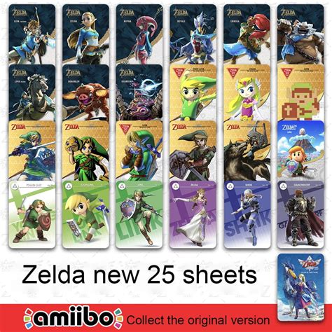 Zelda Amiibo Cards Zelda Amiibo Card Nfc Tag Pack Of 18 Cards For Sale