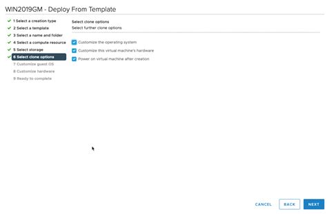 Deploy Vmware Vm With Customized Specifications Hybrid Data Center