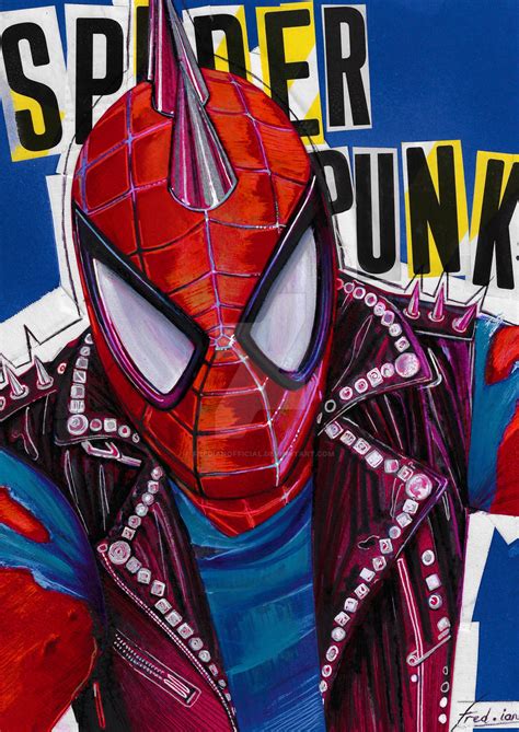 Spider Punk Sketch By Fredianofficial On Deviantart