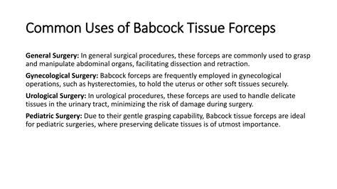 Ppt Allis Babcock Tissue Forceps Powerpoint Presentation Free Download Id13676753