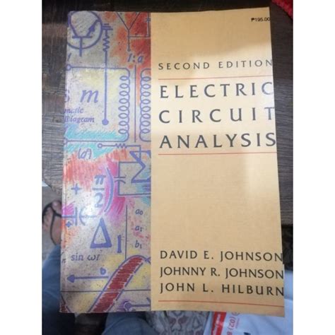 Electric Circuit Analysis Johnson 2nd Ed Shopee Philippines