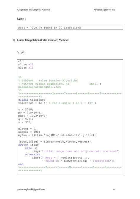 numerical methods with matlab bisection mueller s newton raphson false point x g x pdf