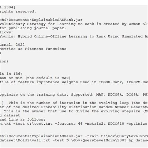The Initial Screenshot Of The Explainable Sas Rank Application Download Scientific Diagram