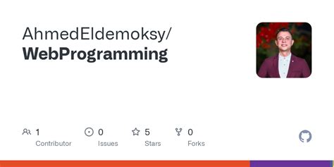 Github Ahmedeldemoksywebprogramming