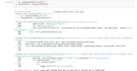 Interaction With Saved Models — Dataiku Community