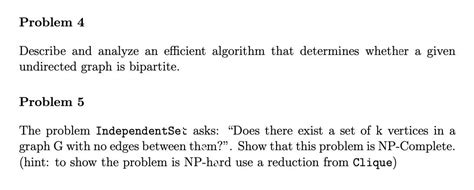 Solved Describe And Analyze An Efficient Algorithm That