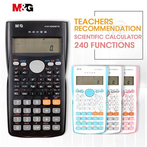 Mandg 240 Functions Colorful Scientific Calculator 8 Vicedeal