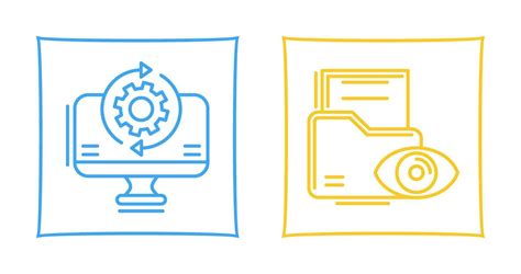 Synchronization And Data Visualization Icon 33017744 Vector Art At Vecteezy