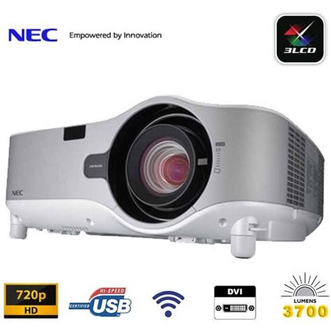 Nec Np1150 Résolution Xga Et Luminosité Puissante Wifi Integré