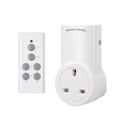 無線遙控插頭插座13a開關30m工作範圍家用電器 Gymckp Wireless Remote Control Plug Socket 13a Switch 30m Operating