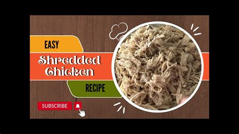 Easy Shredded Chicken Recipe Mumtaz Hasham Instant Pot Teacher