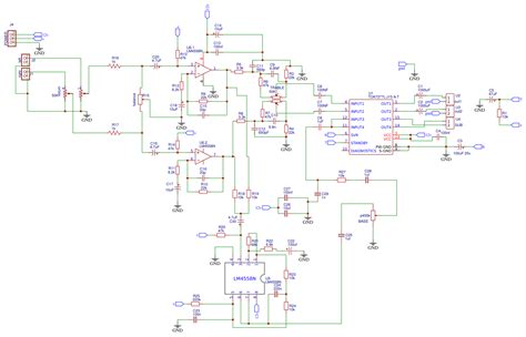TDA Amplifier Circuit Diagram OSHWLab