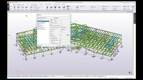 Options Settings In Tekla Structures Youtube